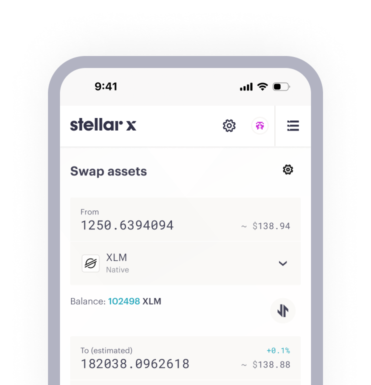 StellarX — DEX trading platform with AMM access